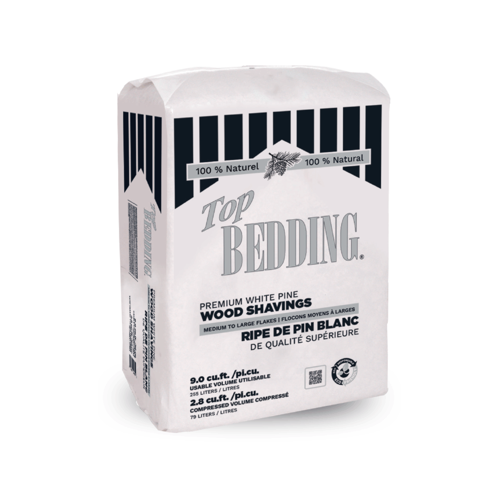 Medium to Large Flakes - White Pine - Top Bedding
